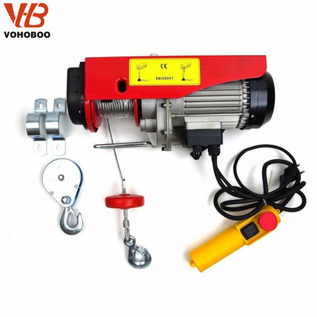 PA mini electric wire rope hoist with 100kg 125kg 150kg 200kg 250kg ...