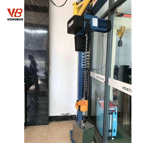European Motorized Trolley Chain Hoist with Long Duty Cycle and Robust ...