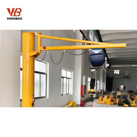 2 Ton Rotating Column Jib Crane with Reinforced Base Plate for Enhanced ...